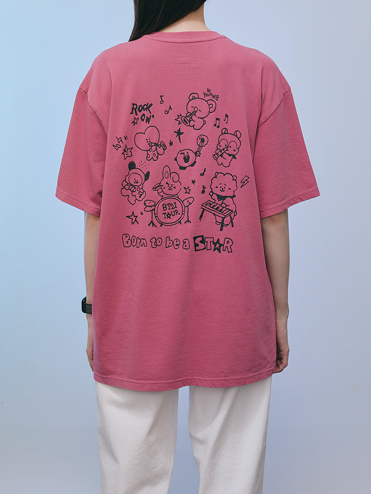 BT21 minini Band T-Shirt – LINE FRIENDS_US