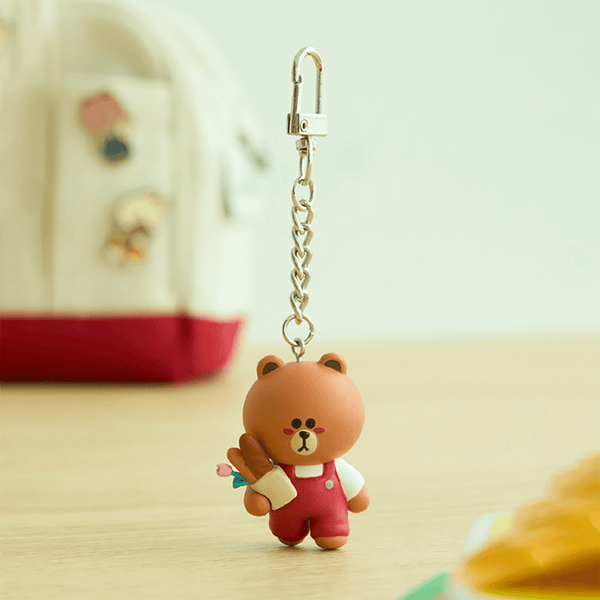 LINE FRIENDS Ordinary Days Figure Keyring – LINE FRIENDS_US