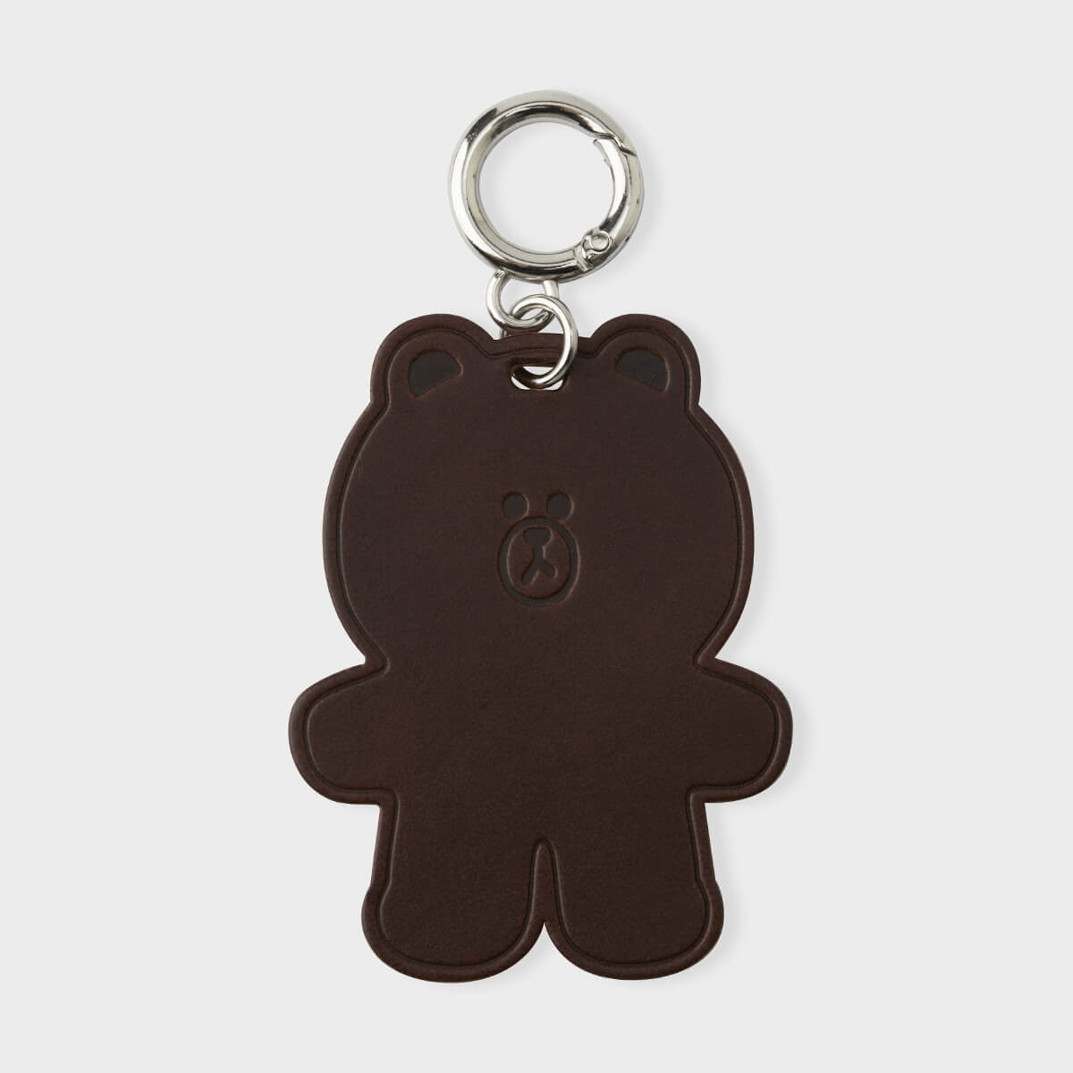LINE FRIENDS BROWN Original Leather Keyring – LINE FRIENDS_US