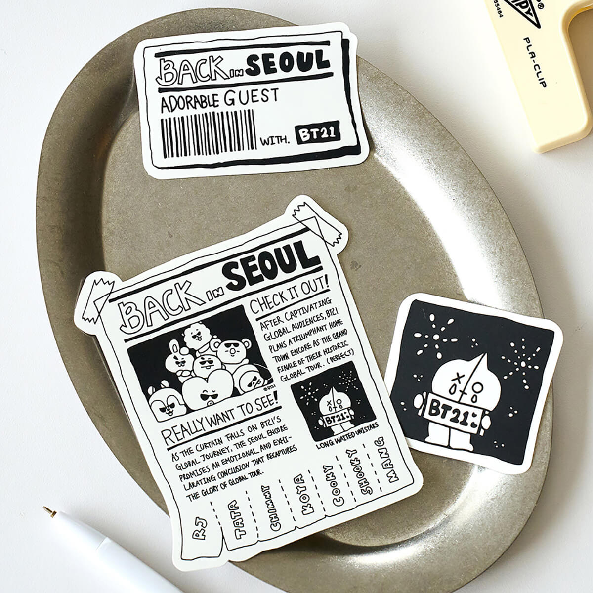 BT21 SEOUL City Edition Sticker Set – LINE FRIENDS_US