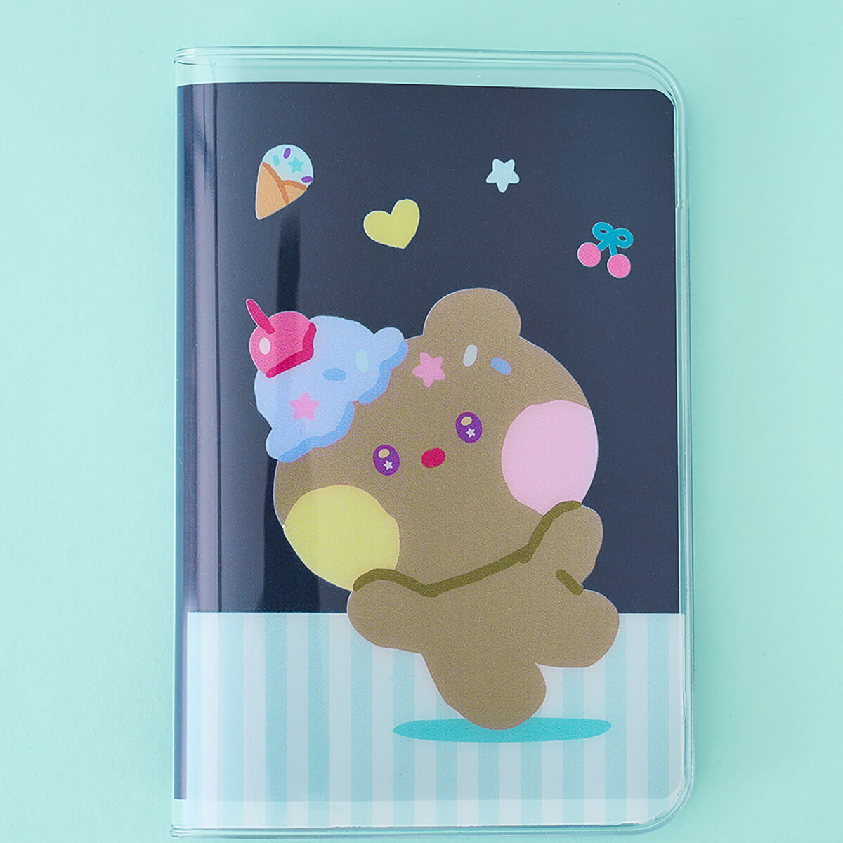 LINE FRIENDS minini bnini Ice Cream Passport Cover – LINE FRIENDS_US