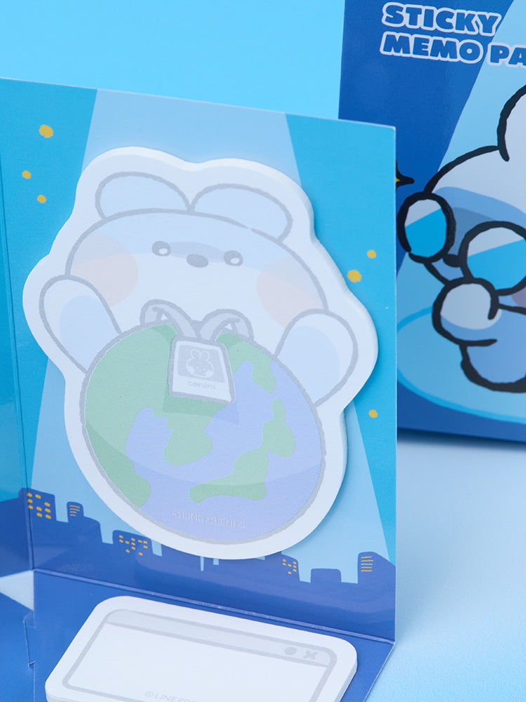 LINE FRIENDS minini World conini Sticky Notes – LINE FRIENDS_US